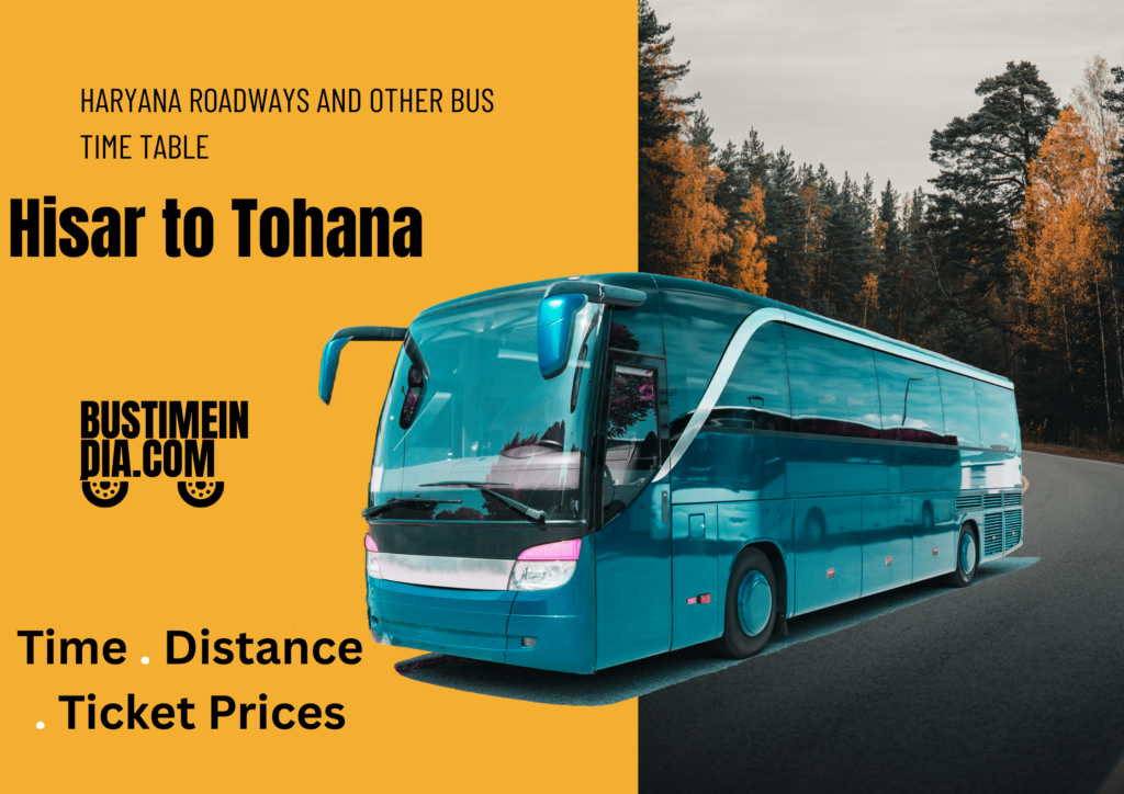 Gurugram to Tohana Bus Time Table 2026 – Haryana Roadways Latest ...